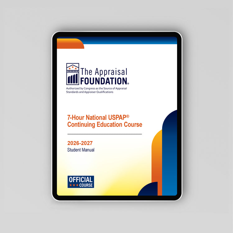 2026-27 7-Hour USPAP® Course Student Manual – The Appraisal Foundation