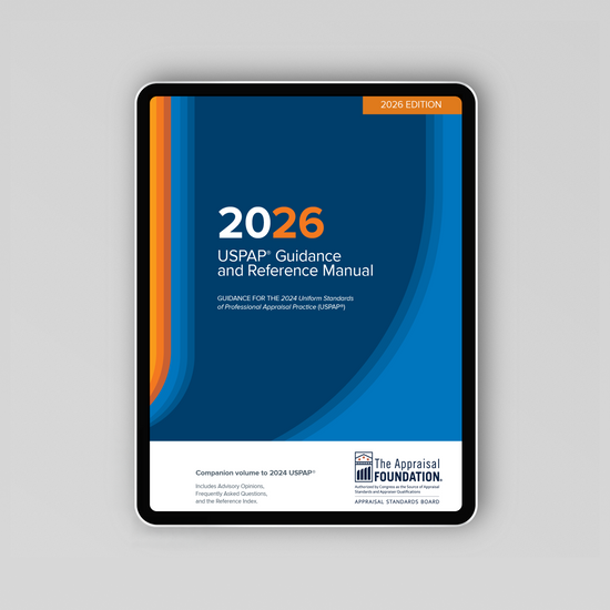 USPAP® Guidance and Reference Manual – The Appraisal Foundation