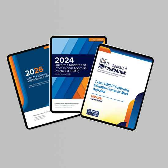2026 7-Hour Course 3-Book Bundle – Digital – The Appraisal Foundation
